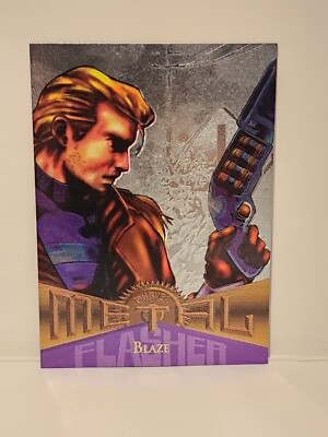 Blaze 1995 Fleer Marvel Metal Flasher #57 | eBay