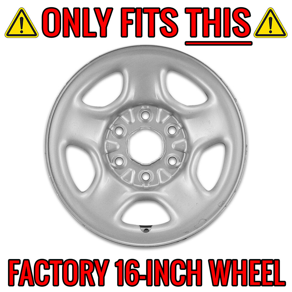 "Chevy 1500 6 Lug 16"" Chrome Wheel Skins Rim Simulators Hubcaps Covers ...