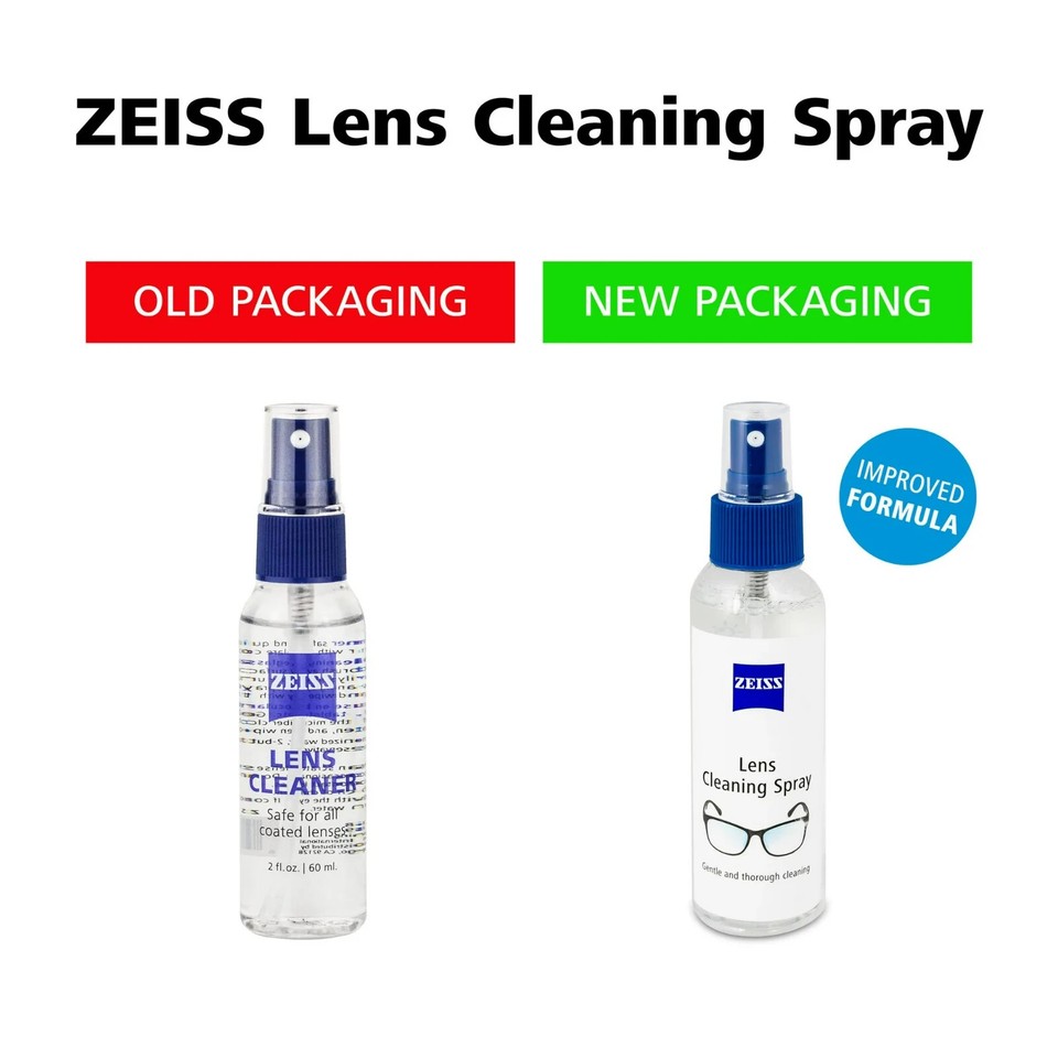 ZEISS Lens CleaZEISS Lensner, Eye Glasses Cleaner Spray & Wipe Solution ...