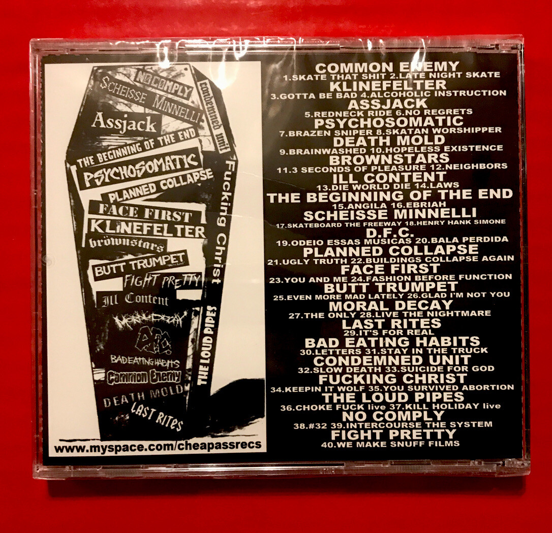 Cheap Ass Music Volume 1 Compilation CD Hank Williams III Hank 3 ...