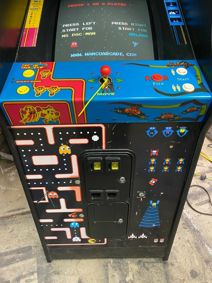 Namco Original Ms. Pac Man Galaga Reunion Arcade Video Game, Complete ...