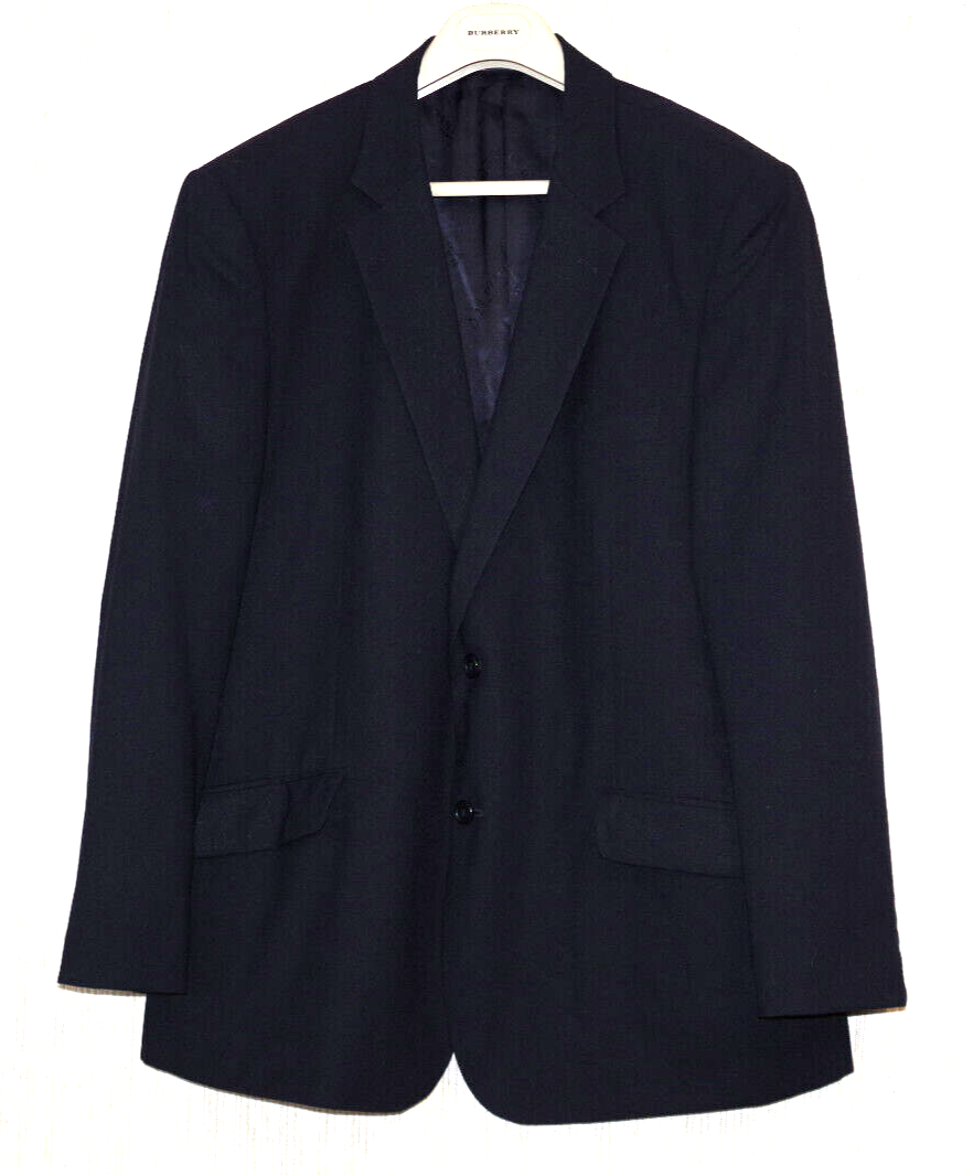 Naldini Bertolin Navy Blue Wool 2 Button blazer jacket Size:46S | eBay