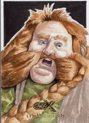 Lord Of The Rings CZX Middle Earth Sketch Card By Nick Allsopp | eBay UK