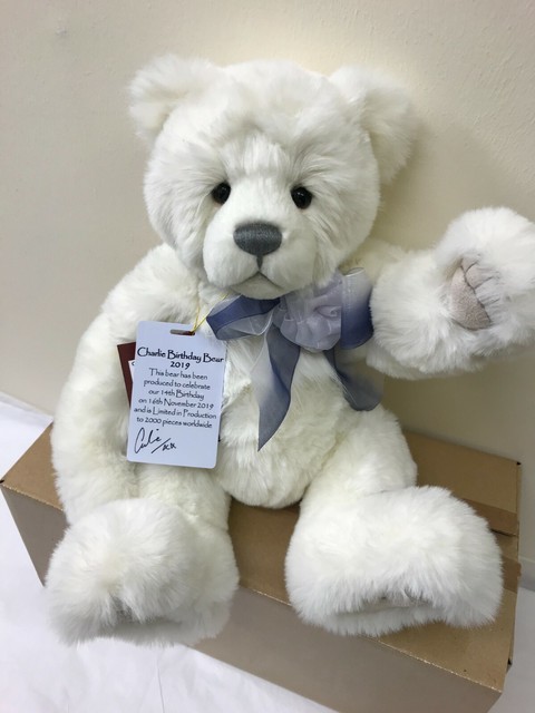 Charlie Bears Birthday Bear 2019 With Pin Badge for sale online | eBay