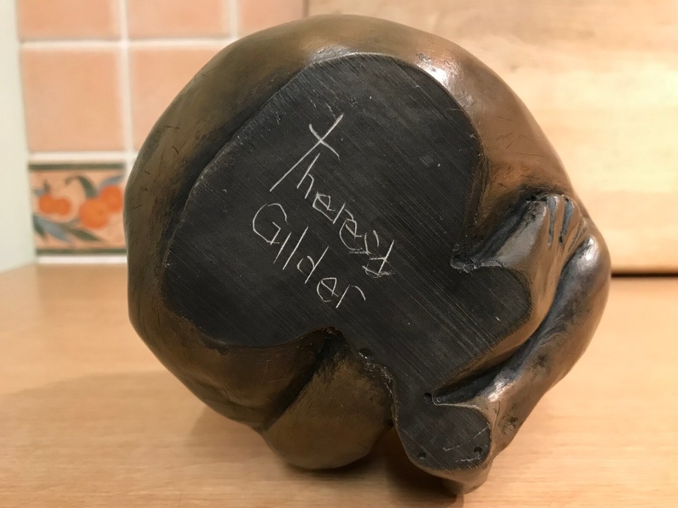 Cold Cast Bronze Sculpture - The Unborn Child - Theresa Gilder | eBay UK