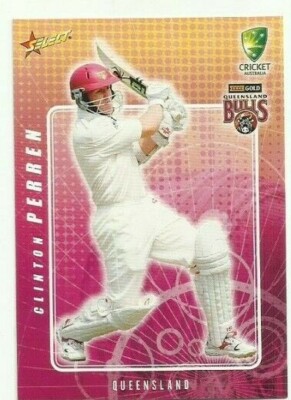 CRICKET 2008-09 SELECT QUEENSLAND BULLS CLINTON PERREN #77 CARD | eBay ...