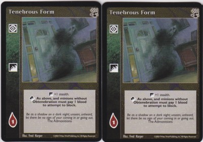 Tenebrous Form x2 Black Hand V:TES VTES | eBay