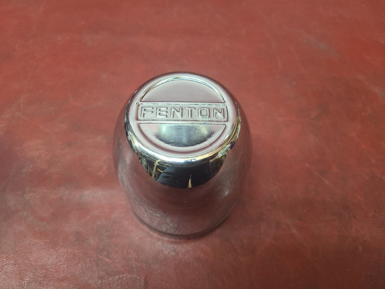 Vintage FENTON CHROME Wheel Center Cap Pop In 3 1/8" ACROSS | eBay