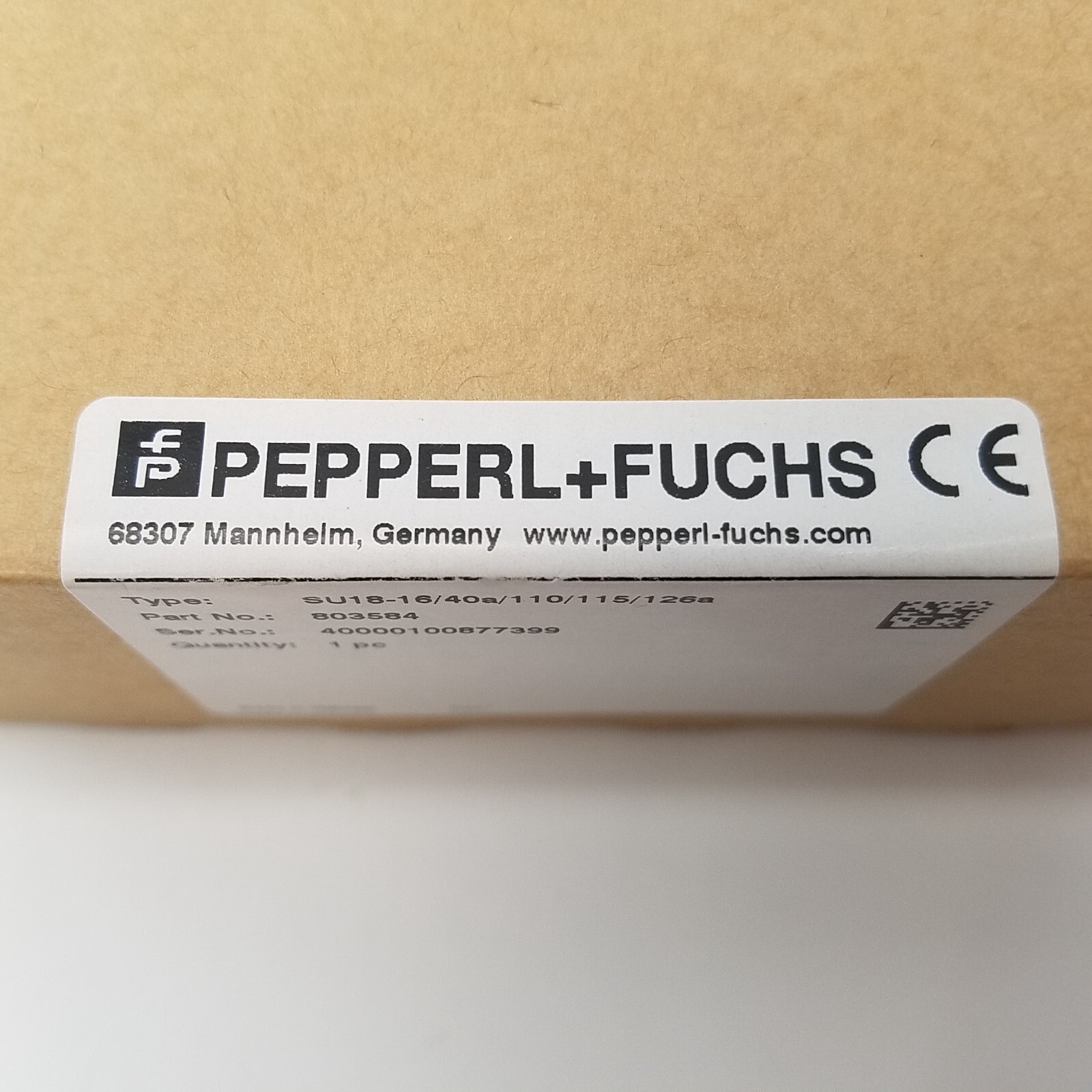 Pepperl Fuchs 803584 Fiber Optic Sensor Su18-16/40a/110/115/126a for ...
