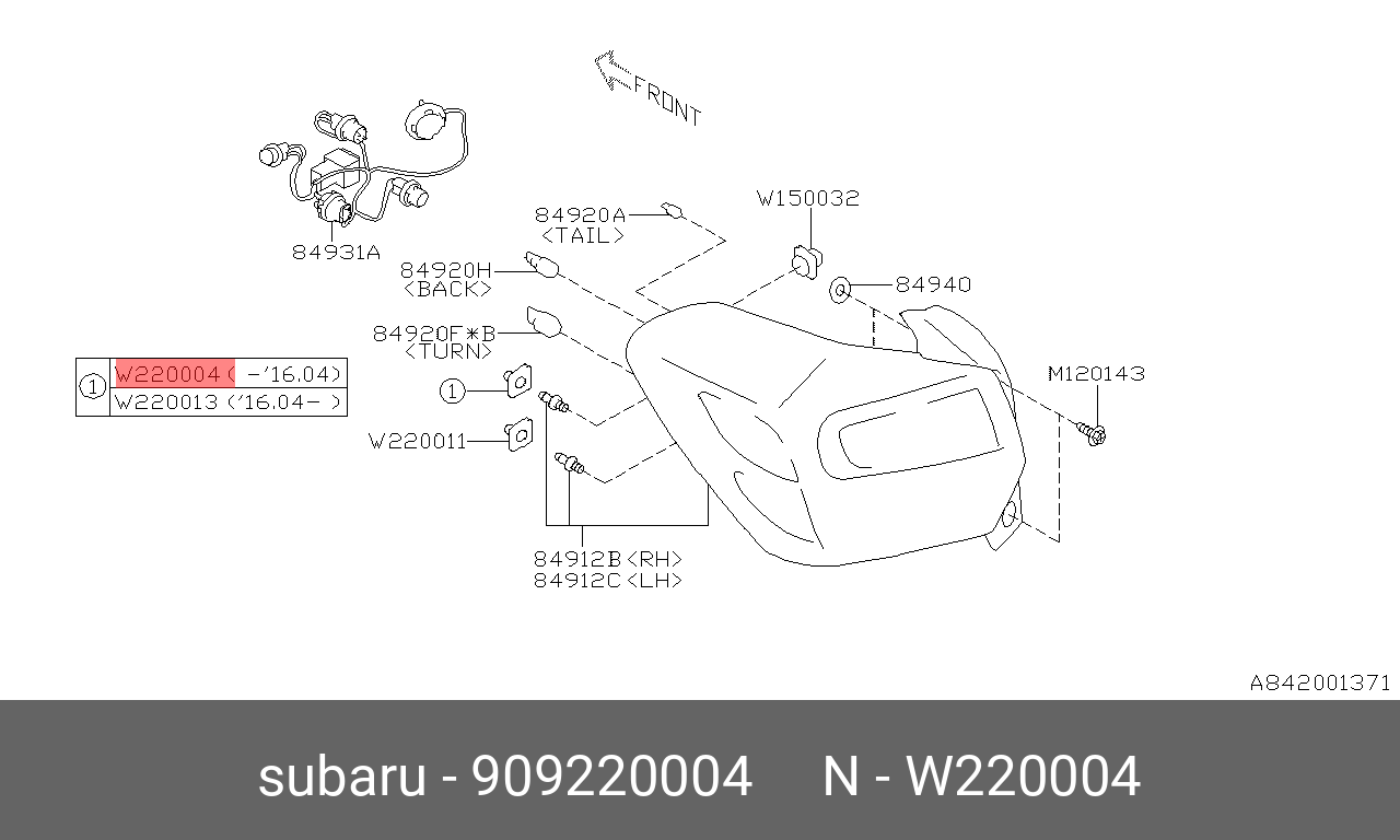 Genuine OE Grommet 909220004 For Subaru 90922-0004 | eBay.de
