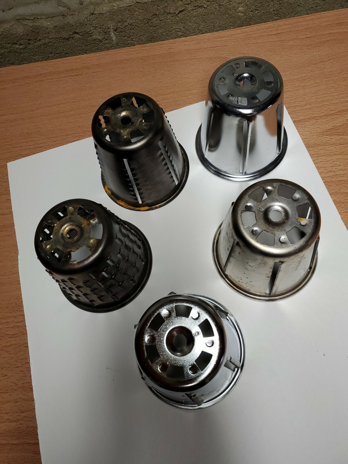 KitchenAid RVSA Lot of 5 Slicer Shredder Replacement Attachment Blade ...