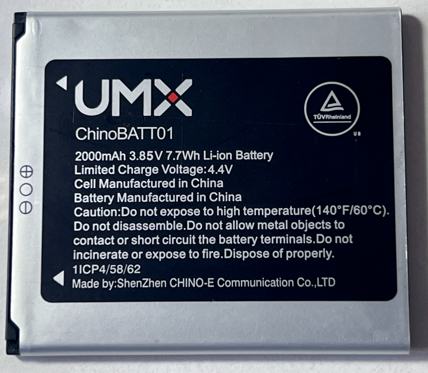 UMX Unimax U683CL ChinoBATT01 Original Cell Phone Battery 200mAh (OEM ...