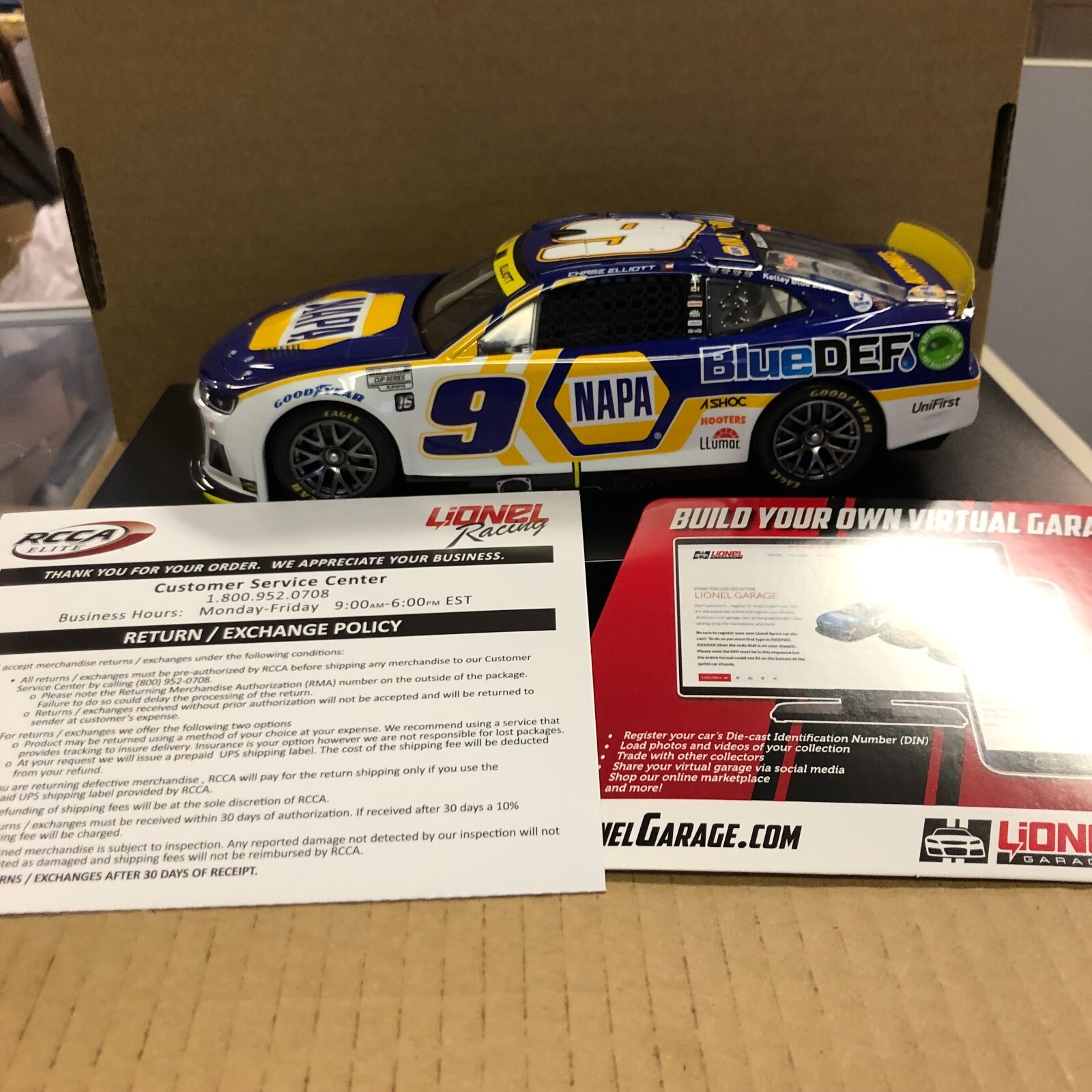 Chase Elliott #9 NAPA Blue Def 2022 Camaro ZL1 CX92223NBDCL #285 OF 504 ...