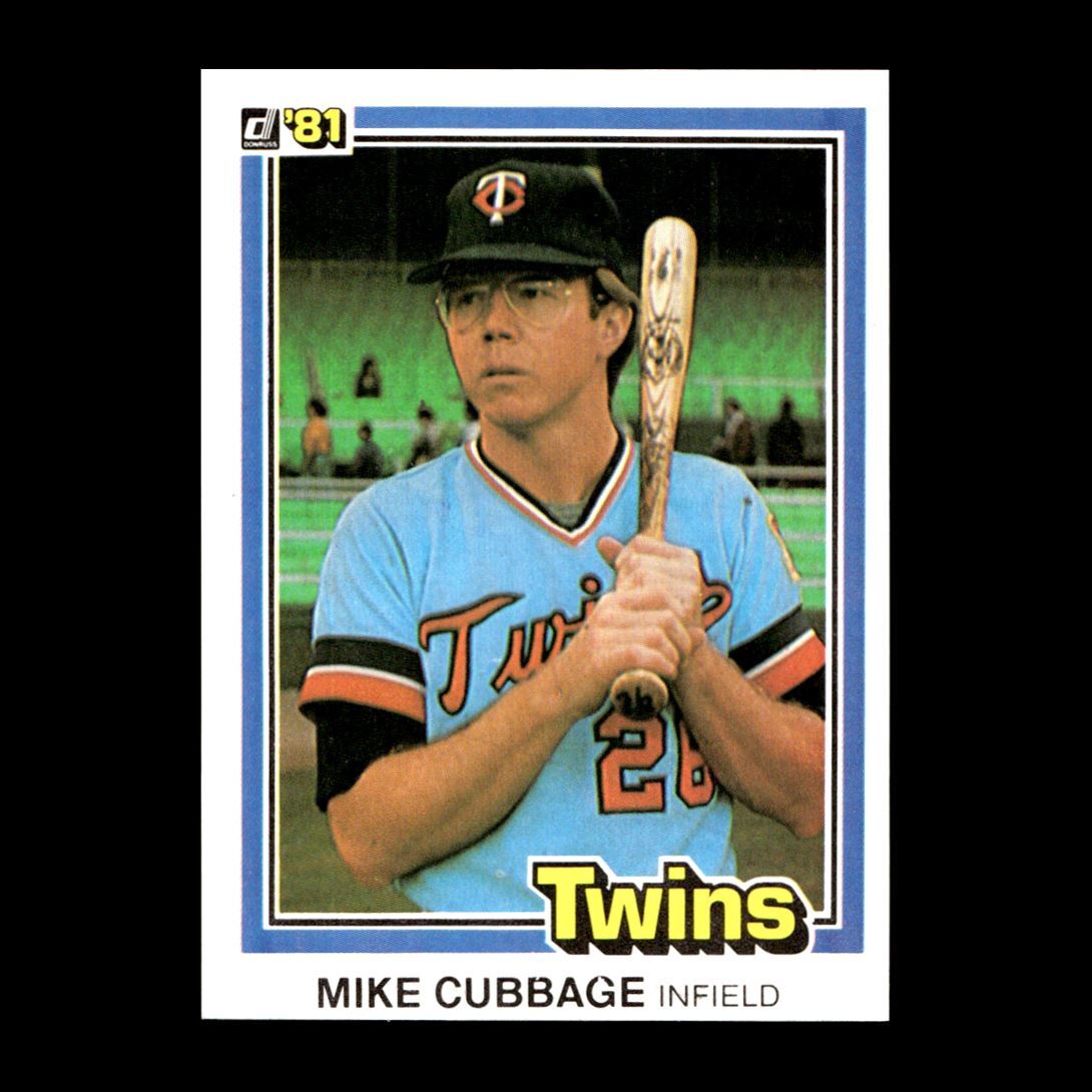 Mike Cubbage 1981 Donruss Minnesota Twins #492 NM+ Vintage! | eBay