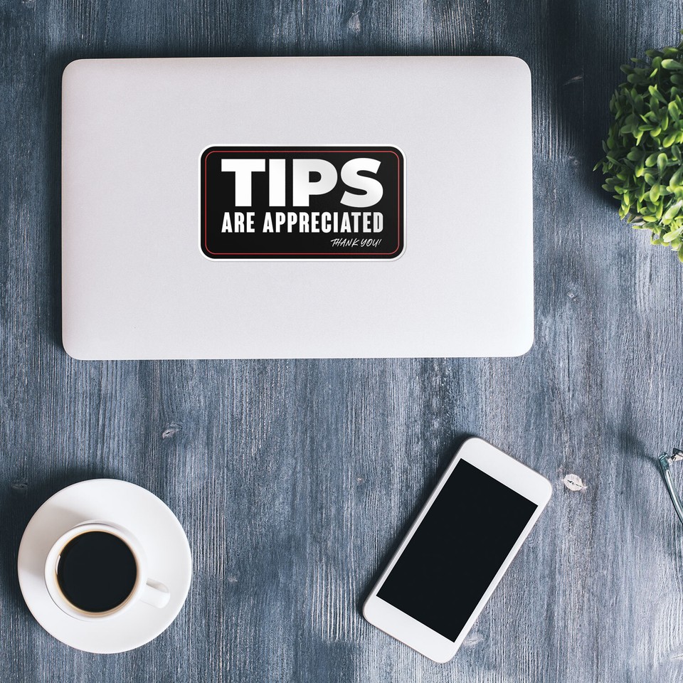 Tips Are Appreciated Sticker Vinyl Car Bumper Decal | eBay