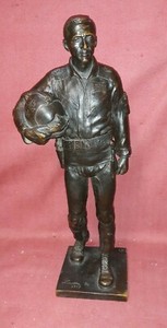 Lawrence Ludtke Texas Bronze Sculpture Air Force Gen Robbie Risner ...