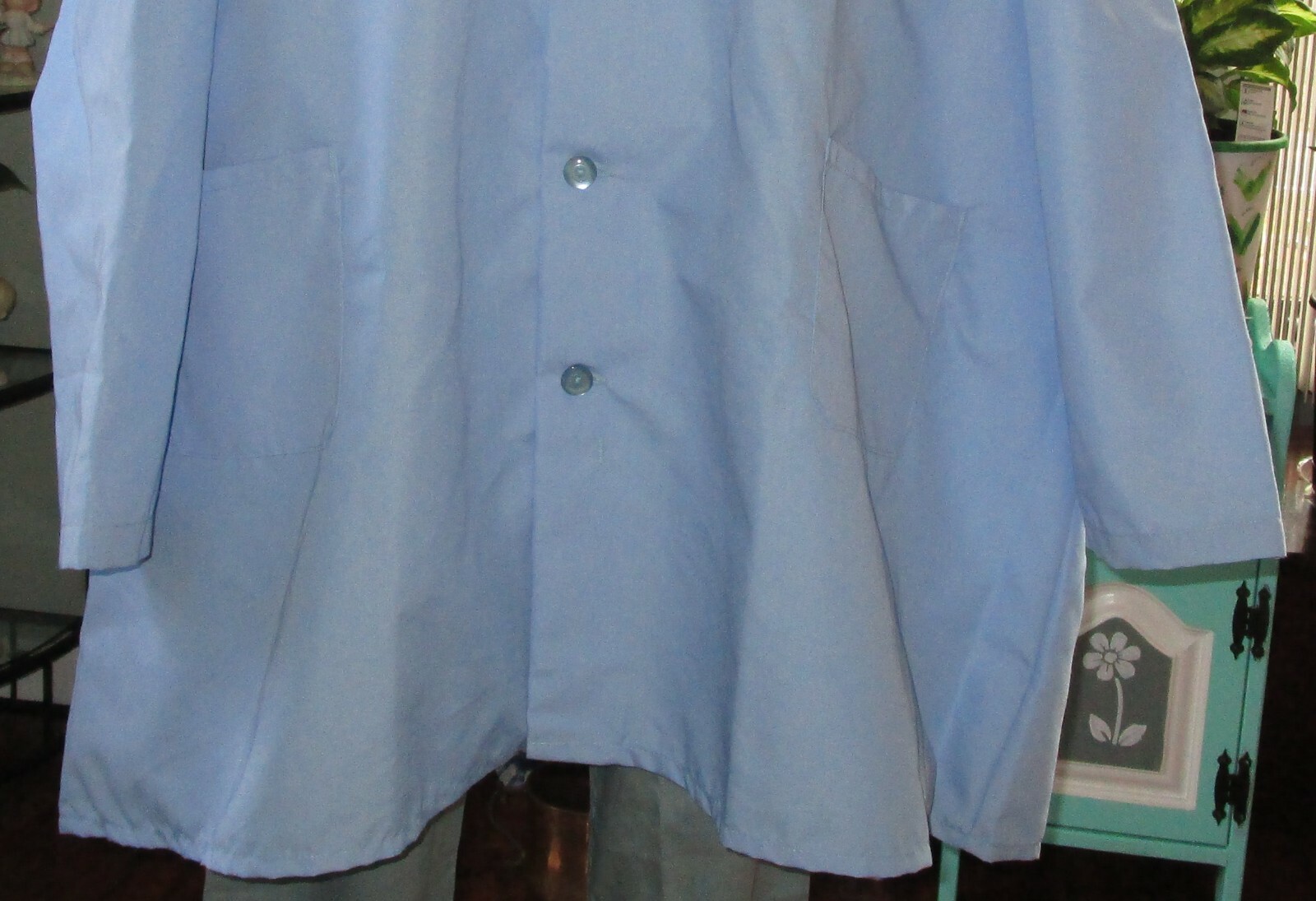 Best Medical L/S Men Lab Coat Button 3 Pocket 42" Length Size 6X/7X Lt ...