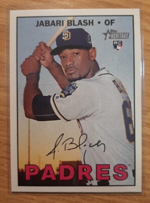 2016 TOPPS HERITAGE JABARI BLASH ROOKIE #597 SAN DIEGO PADRES | eBay