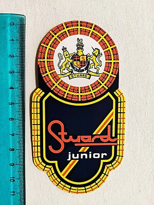 Stuart Junior Adhesive Years 80 Old Sticker Vintage Mens Original ...