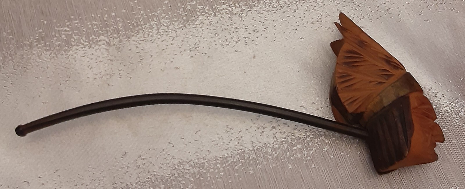 Vintage Hand Carved American Native Indian Chief Pipe Wooden | eBay