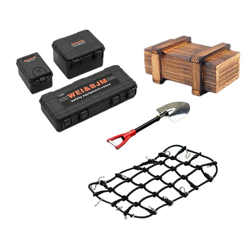 RC Crawler Car Decoration Shovel Tool Set for TRX4 SCX10 90046 90047 ...