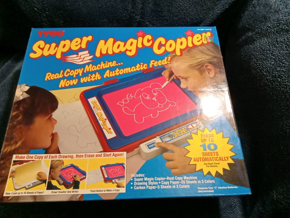 Vintage Magic Copier Machine In Box TYCO Toy Play Copy Art *Untested ...