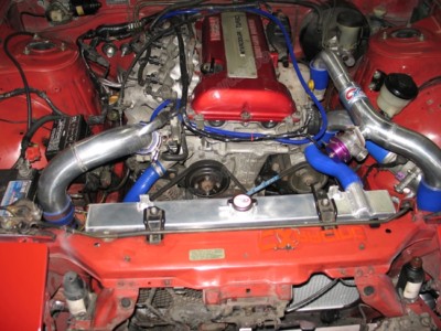 Front Mount Intercooler Kit For S13 SR20DET Motor 240SX 89-99 + BOV ...