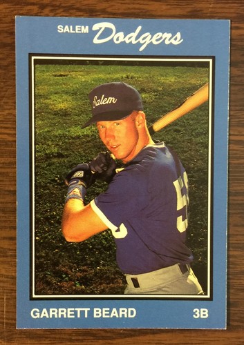 1989 Salem Dodgers #6 GARRETT BEARD (RC) Minor League Card H8105101 | eBay