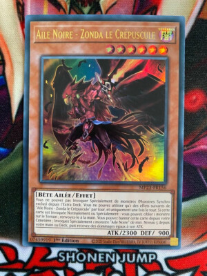 Carte Yu-Gi-Oh! - Aile Noire - Zonda le Crépuscule - UR MP23-FR156 | eBay