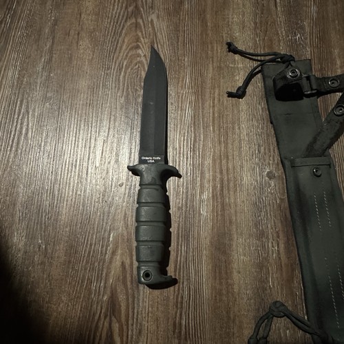 Ontario Knife OKC Spec Plus SP-1 Marine Combat Knife with Cordura ...