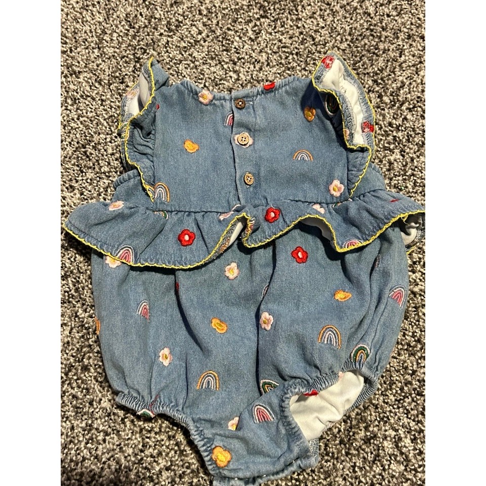 K39 Mud Pie mudpie romper bubble 6-9 months rainbow pride | eBay
