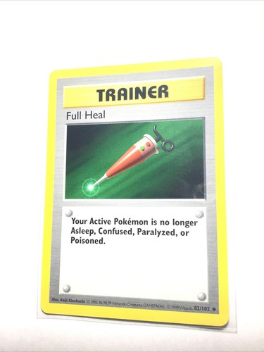 FULL HEAL - 82/102 - Base Set SHADOWLESS - Pokemon Card - NM | eBay