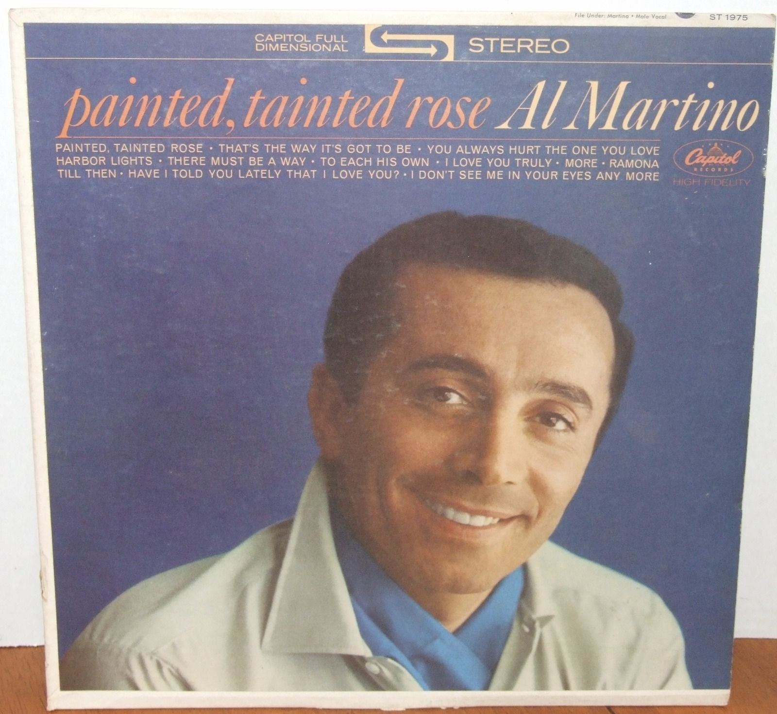 Painted, Tainted Rose Al Martino Record Album | eBay