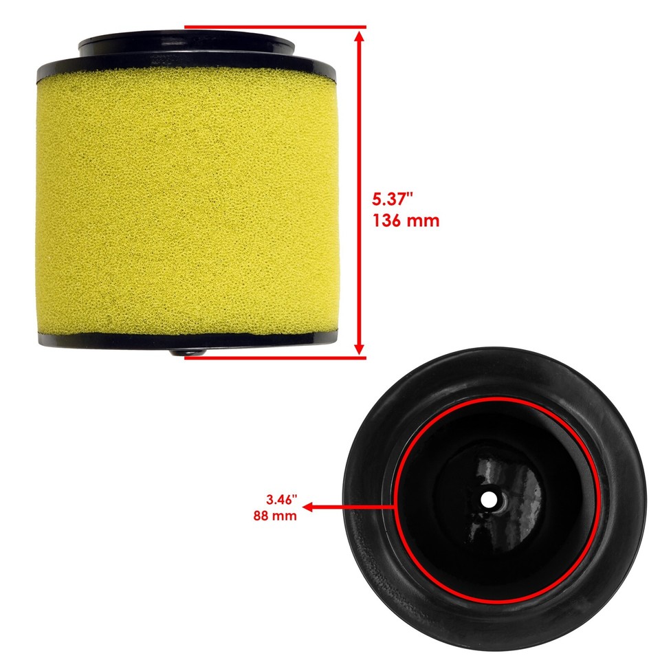 Caltric Air Filter Cleaner For Honda Pioneer 700 SXS700M2 Deluxe 2014 ...