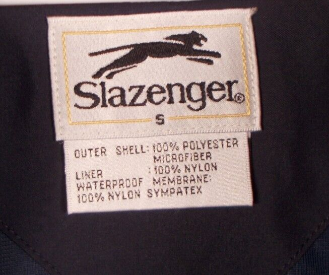 Slazenger Mens Full Zip Golf Wind Rain Vented Jacket Small Navy Blue | eBay