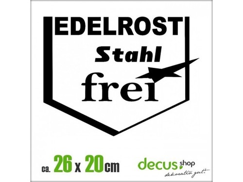 EDELROST STAHL FREI XL 1771 // Sticker JDM Aufkleber Frontscheibe | eBay.de