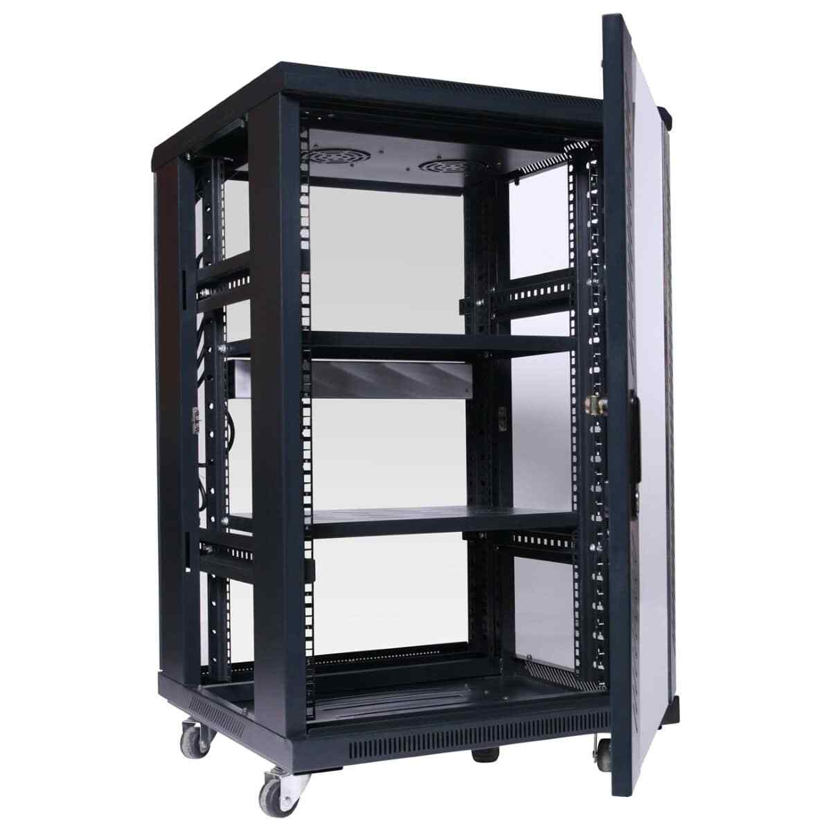 18RU 800mm Deep X 600mm Wide Server Rack / Network Cabinet | eBay
