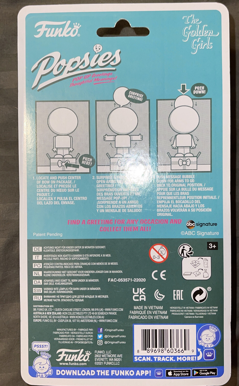 Funko Pop! Popsie's The Golden Girls- Blanche-Mothers Day Edition-2022 ...