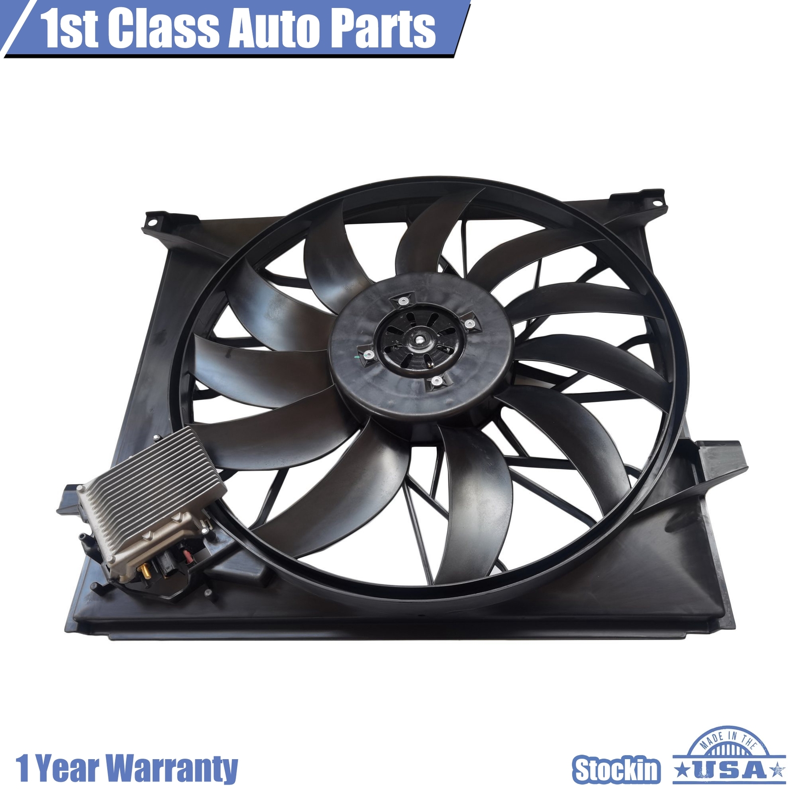 Mercedes-Benz W163 ML55 AMG Radiator Cooling Fan Assembly FIT ...