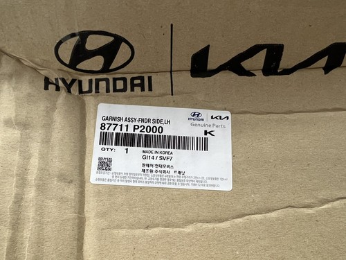 For Kia Sorento 2021-2024 Kia 87711P2000 Front Left Wheel Arch Molding ...