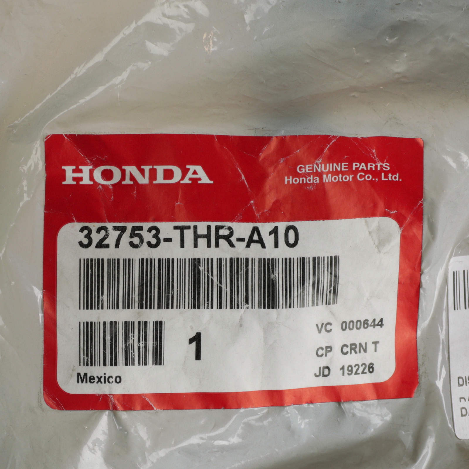 Genuine Honda Wire Harness R Rear Door 32753-THR-A10 for sale online | eBay