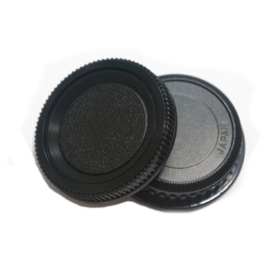 1x Camera Body Cap + 1x Rear Lens Cap for Pentax PK Ricoh Camera Mount ...