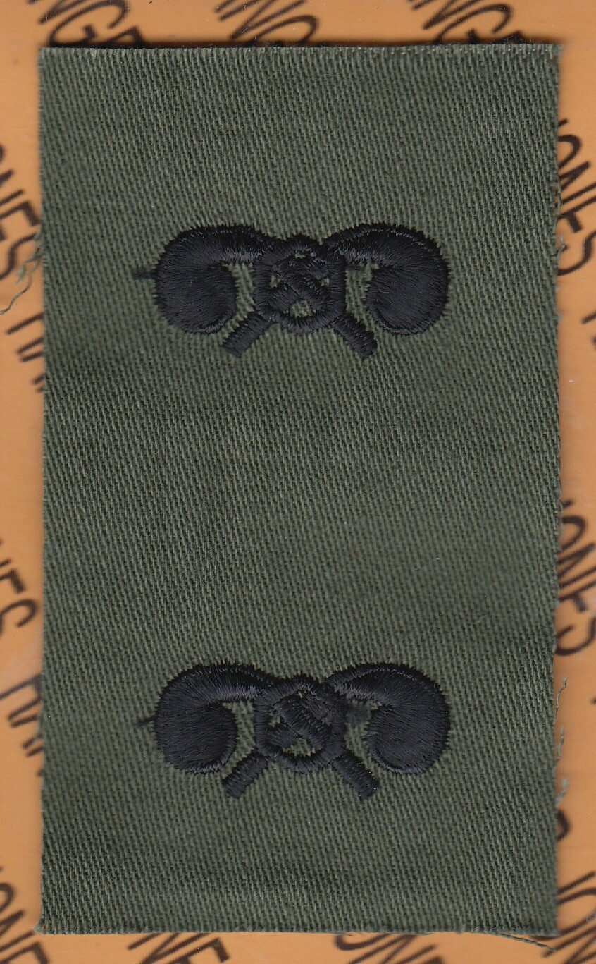 US Army Chemical CBRNE NBC Branch Officers 1950-60's Insignia patch set ...