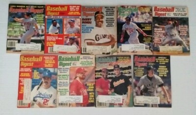 Baseball Digest Lot 1989-94 Players Statistics Stars Teams Coaches More ...