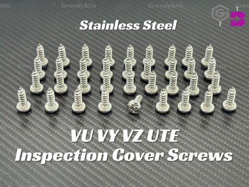 NEW COMMODORE UTE TUB INSPECTION COVER SCREWS FOR VU VY VZ STAINLESS ...