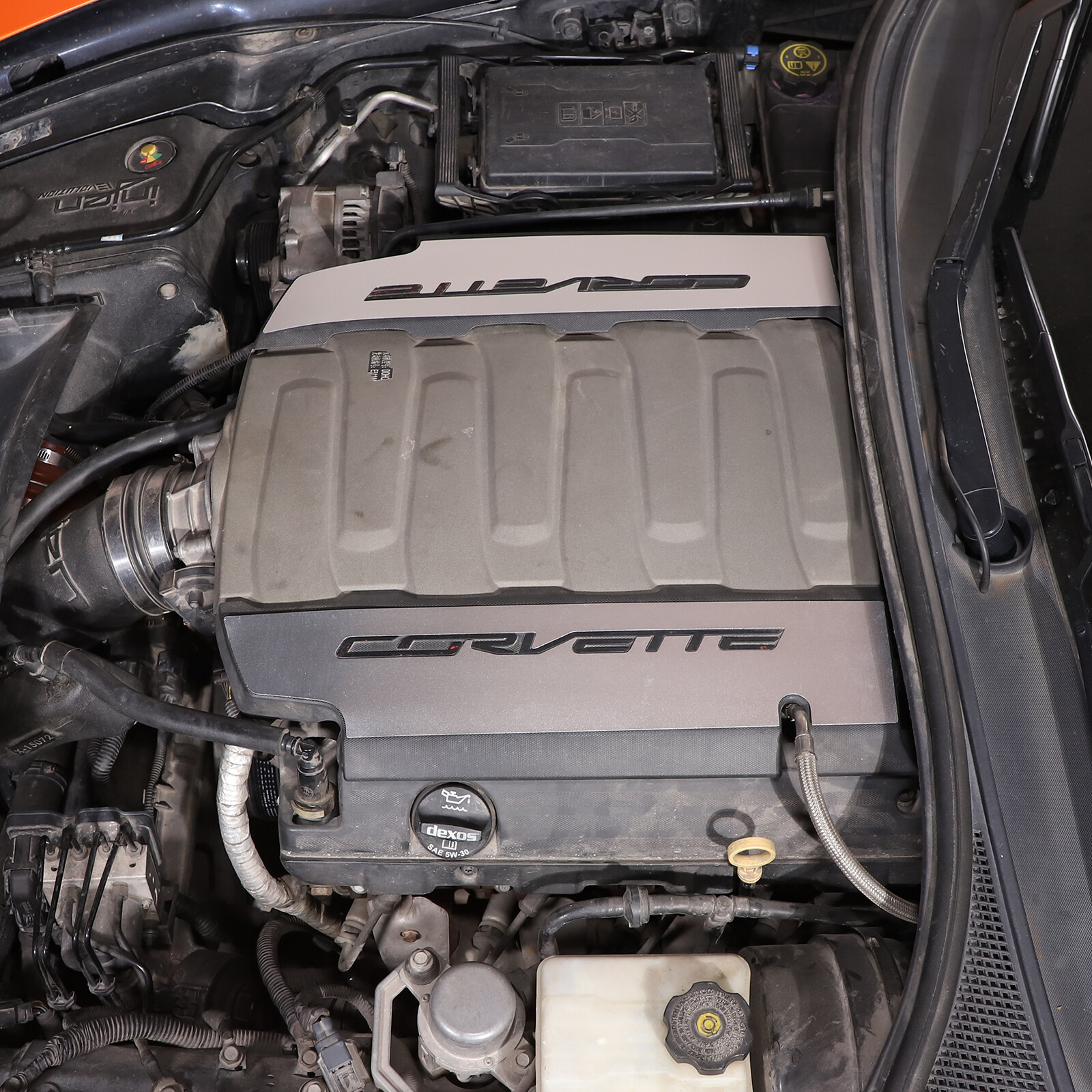 Aluminum Alloy Engine Side Panel Trim Covers Plate Fit for Corvette C7 ...