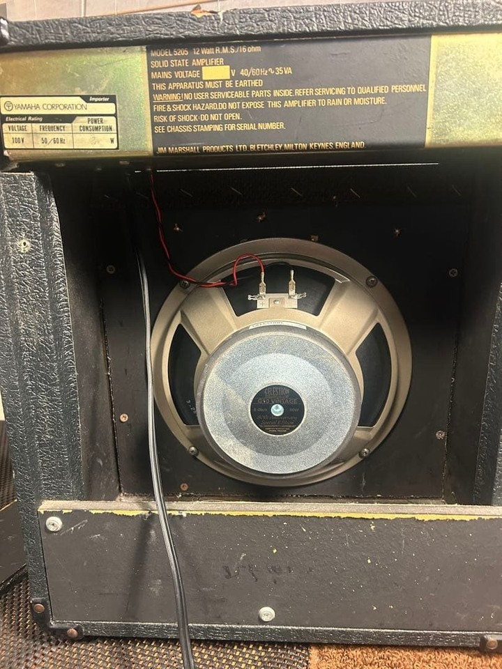 Rare Marshall Reverb 12 Celestion G10 Guitar Amp 100V | eBay