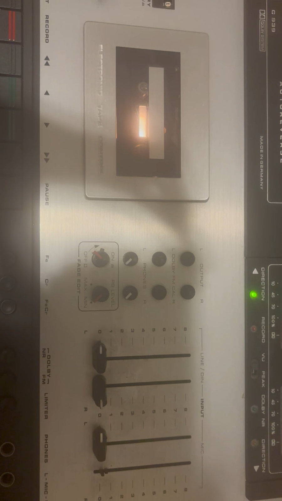 DUAL VINTAGE STEREO CASSETTE DECK / MODEL C939 | eBay