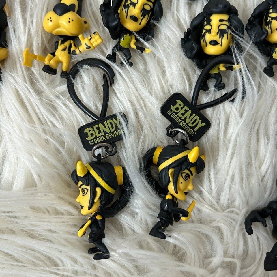 Bendy and the Dark Revival Backpack Keychain Clips Lot of 12 | eBay