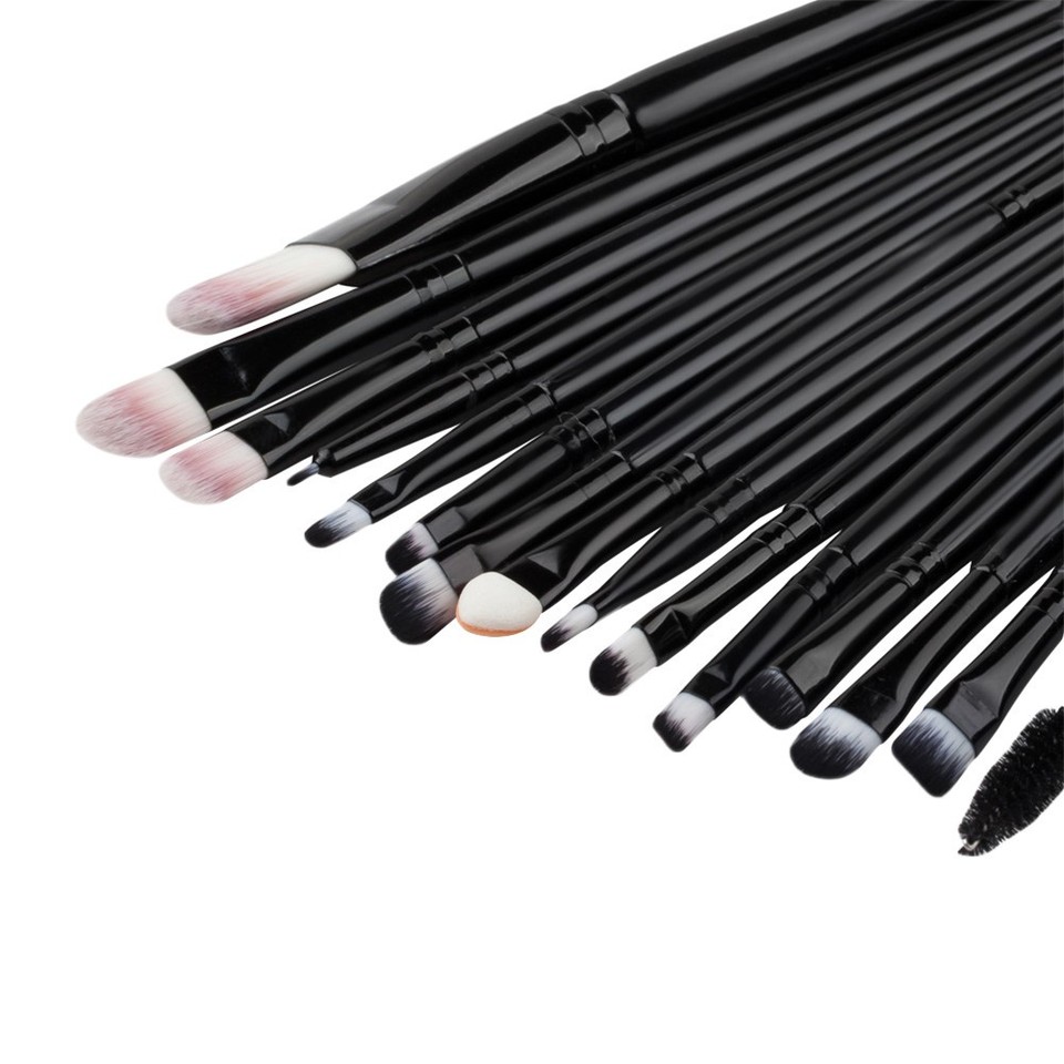 15pcs Eye Makeup Brush Set Synthetic Fiber for Powder Foundation Makeup ...